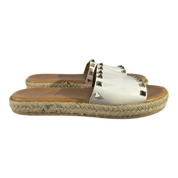 Giulia Palai | Shoes | Giulia Palai Women Shoes Sandals White Studded ...